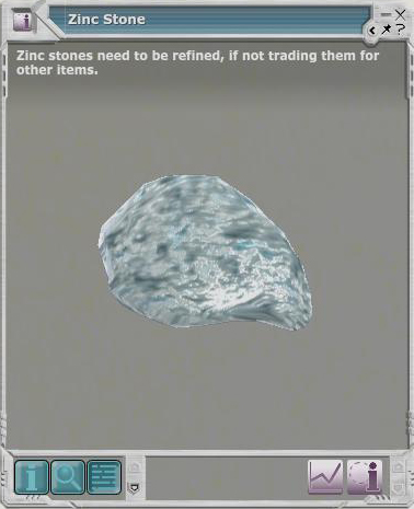 Zinc Stone - EntropiaPlanets Wiki